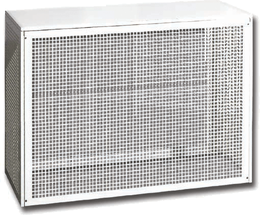 KLIMA | Cache clim acier blanc