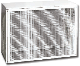 KLIMA | Cache clim acier blanc